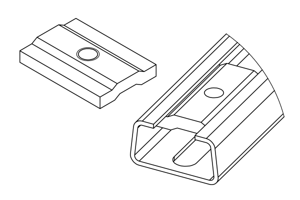 MSMC | Modular stackable cable clamp / cable cleat